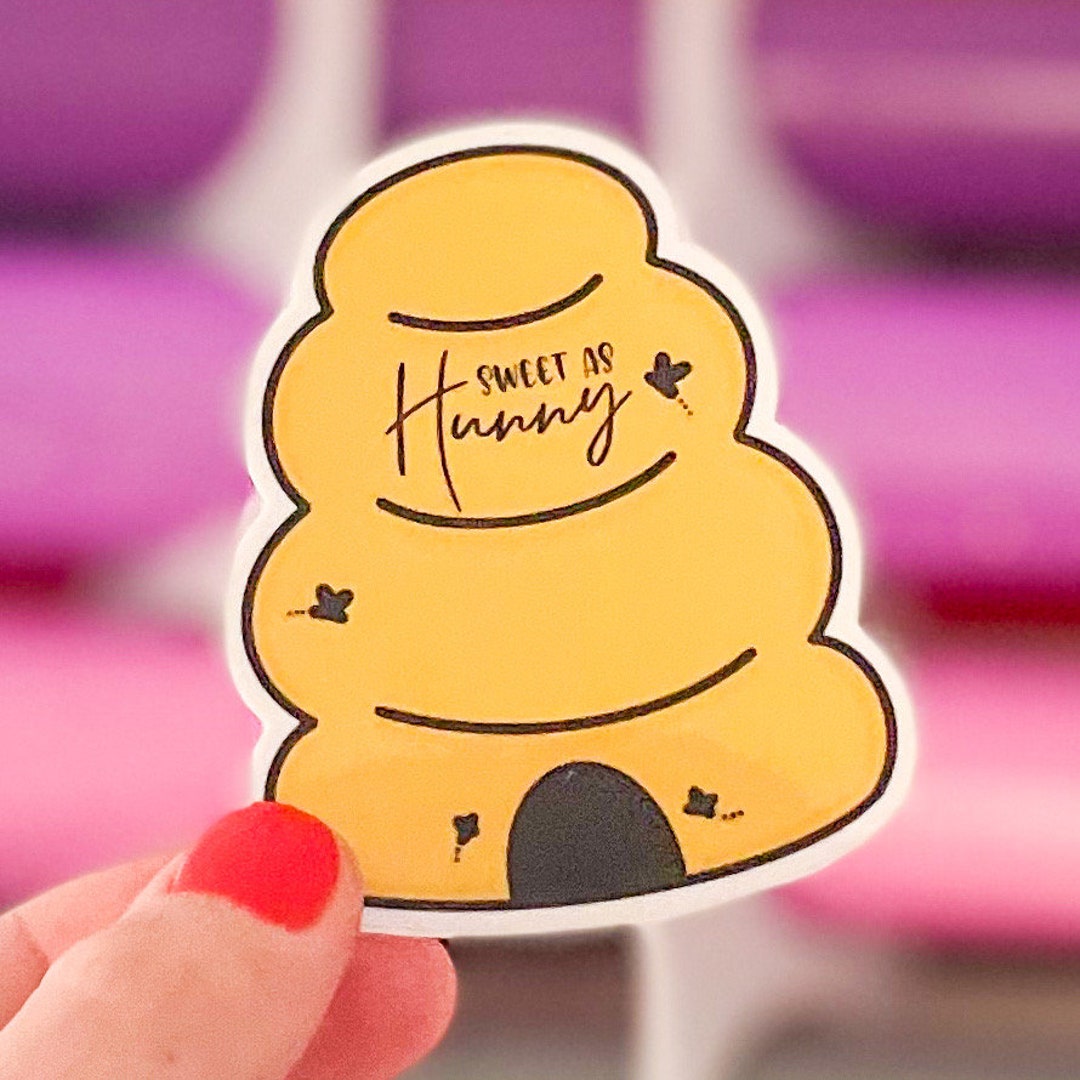 Sweet as Hunny Sticker/bee Hive/vinyl Sticker//water Bottle Sticker ...
