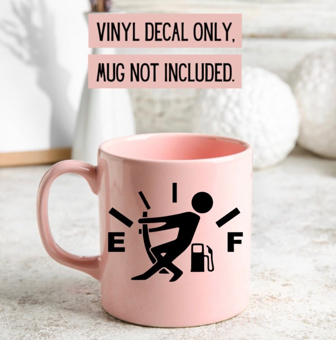 Empty Gas Tank Decal/funny Guy Car Decal/car Decal - Etsy