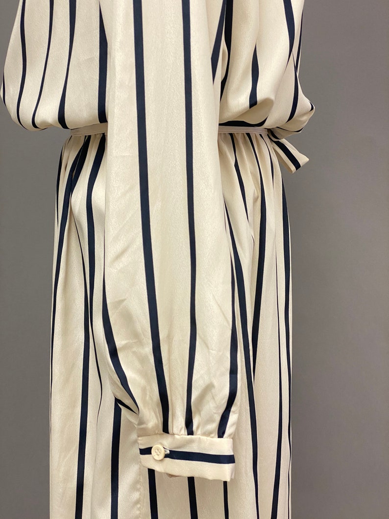 Vintage 1980's Striped Shirtdress - Etsy