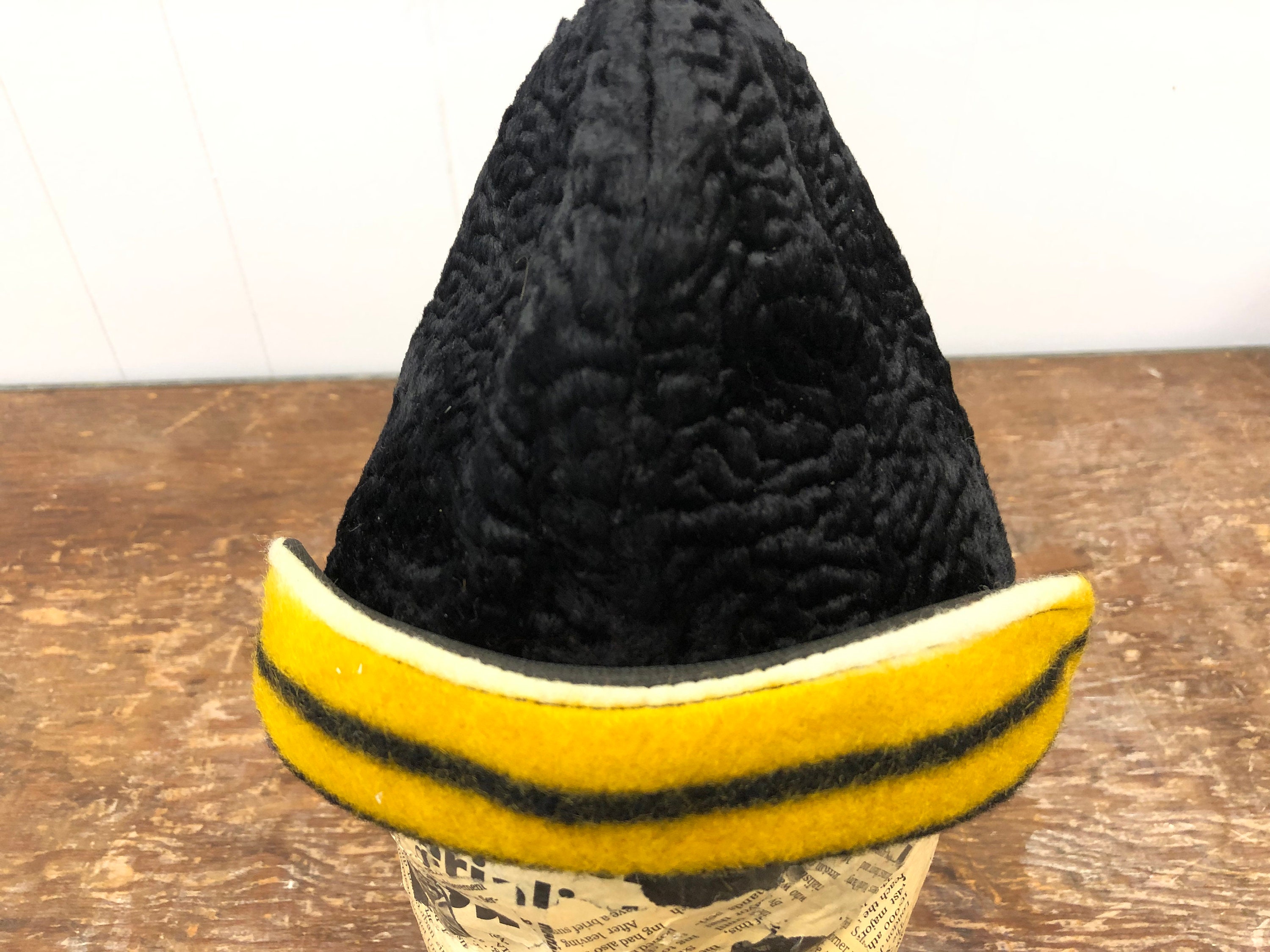 Faux Fur Wool Trimmed Fez Hat | Etsy