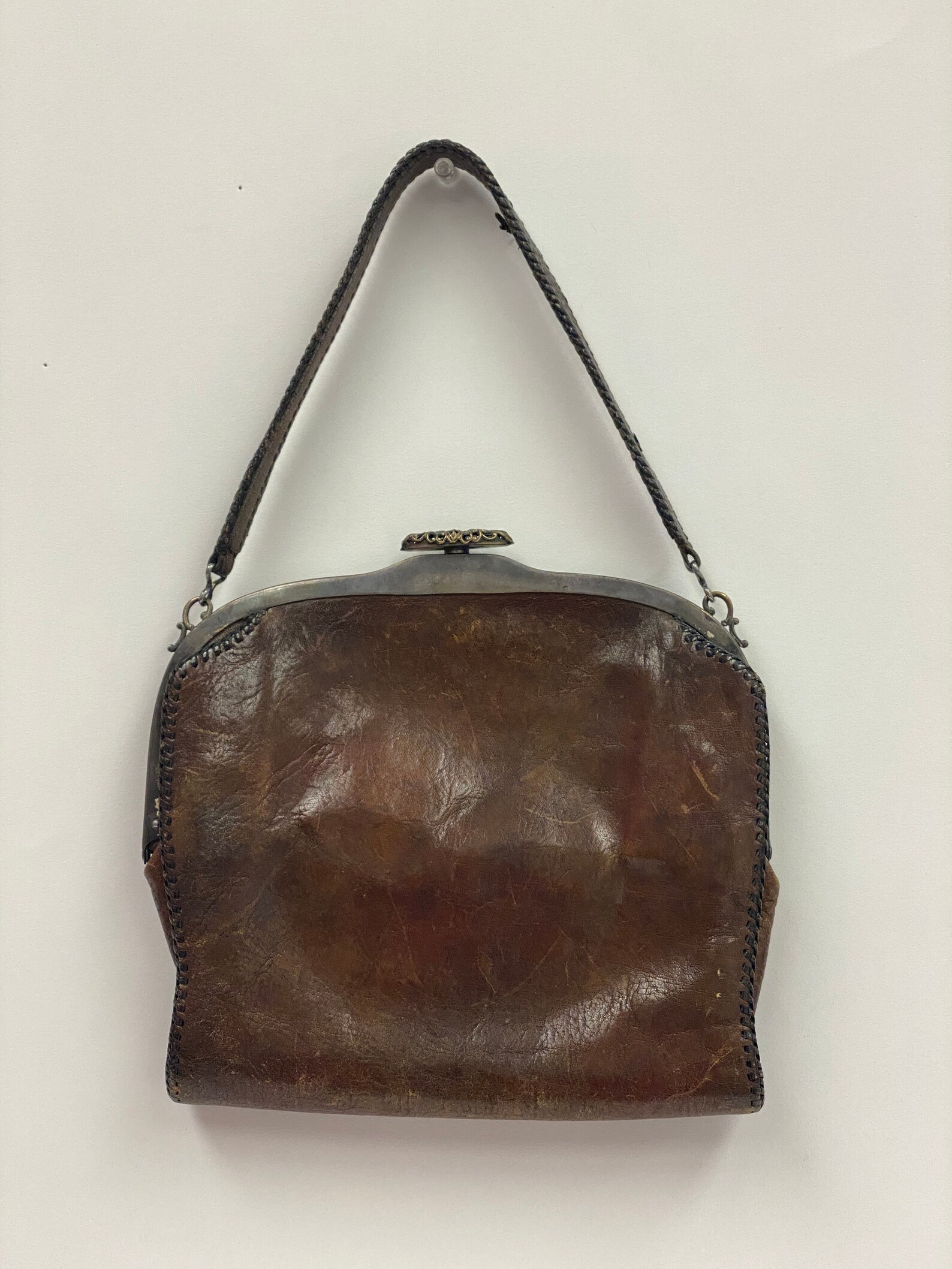 Vintage Early 1900's Art Nouveau Sterling & Leather Purse | Etsy