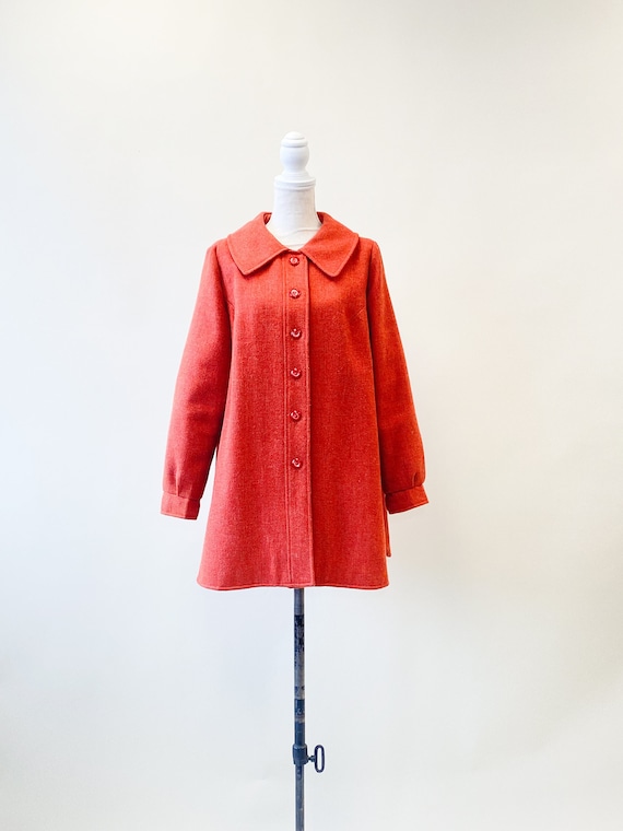 Vintage 60s red wool - Gem