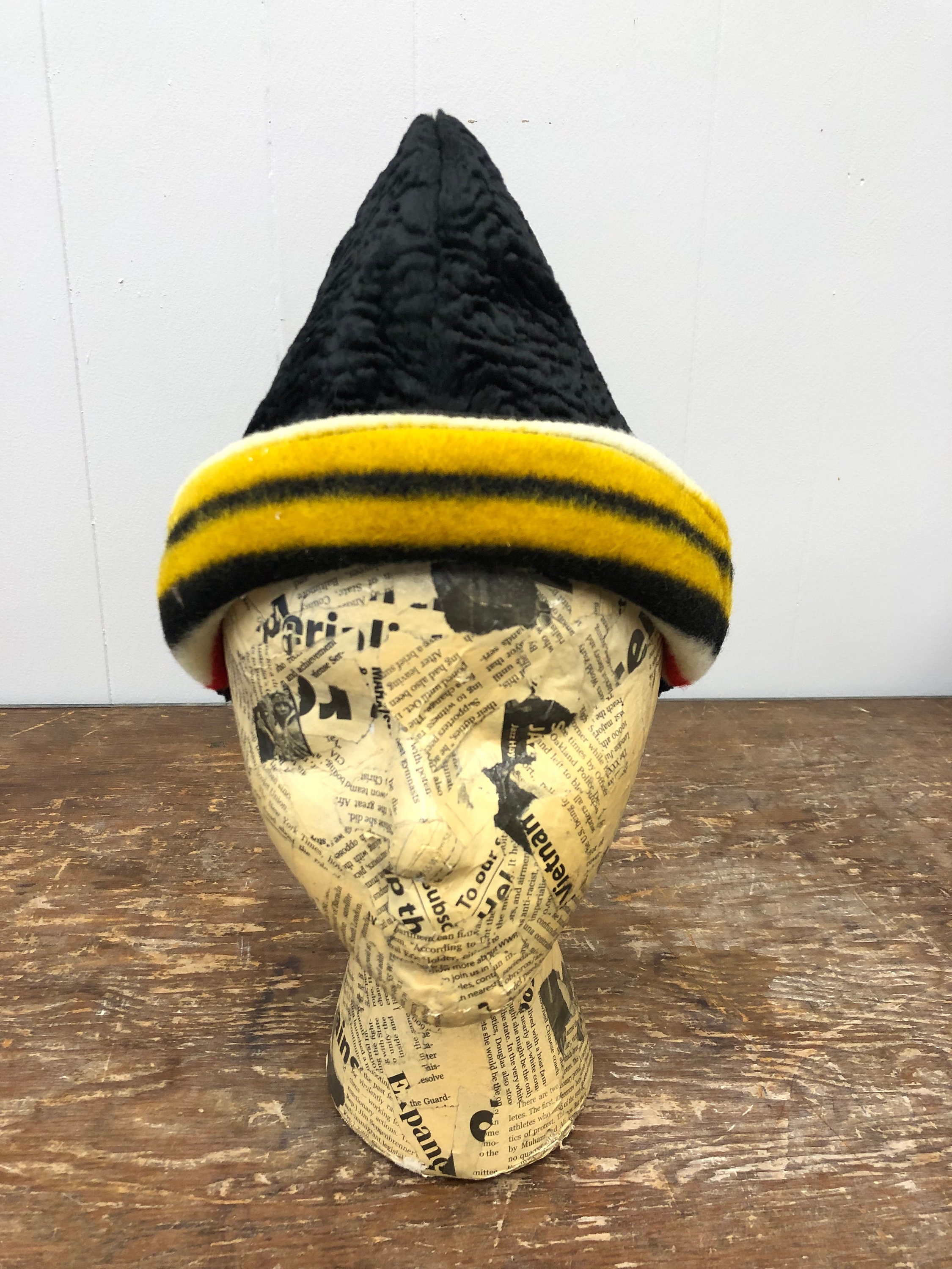 Faux Fur Wool Trimmed Fez Hat | Etsy