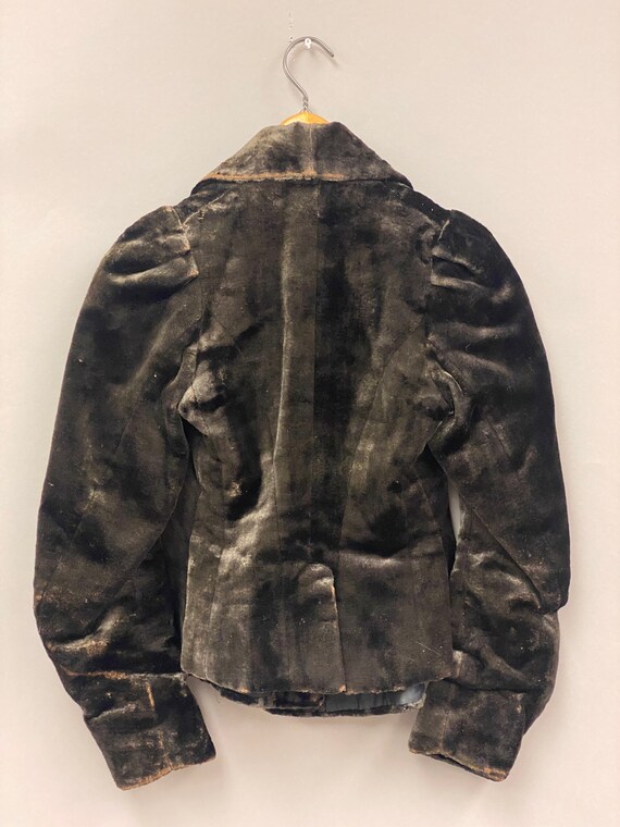 Vintage 1900's - 1910's Faux Fur Jacket - Gem