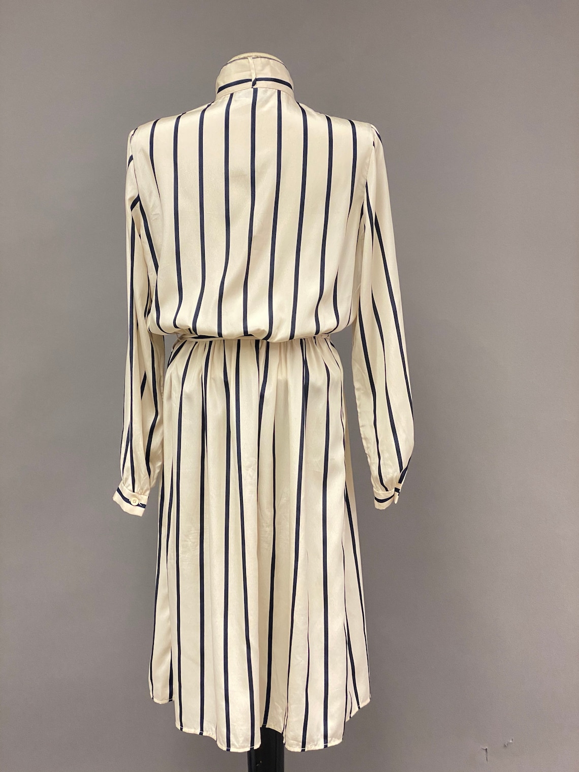 Vintage 1980's Striped Shirtdress - Etsy