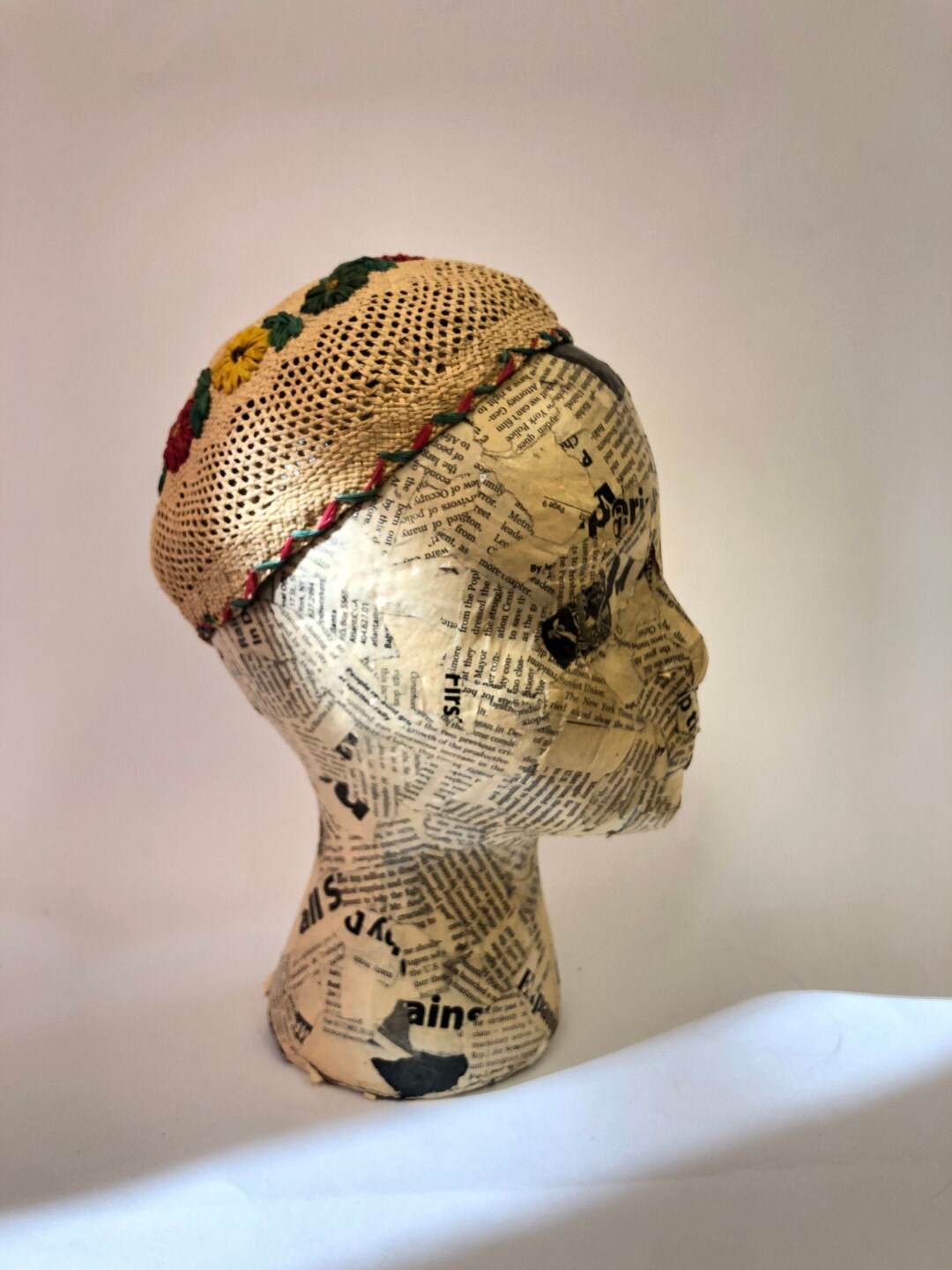 Vintage 1950's Straw Juliet Hat - Etsy