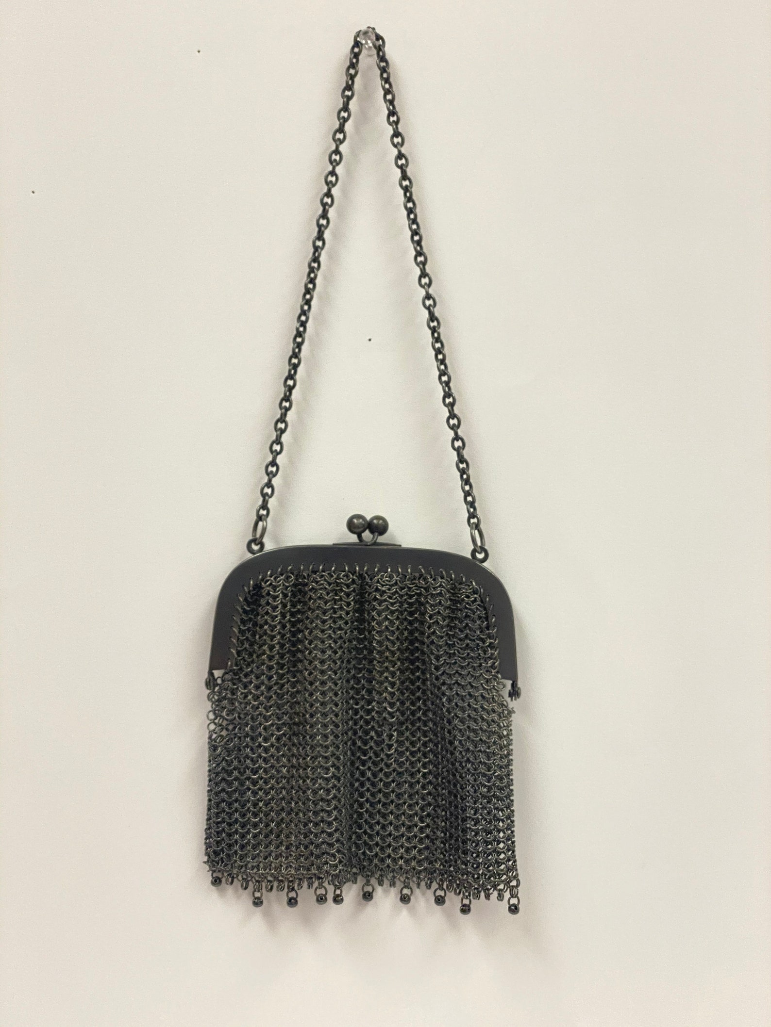 Vintage Silver Mesh Wristlet/evening Bag - Etsy