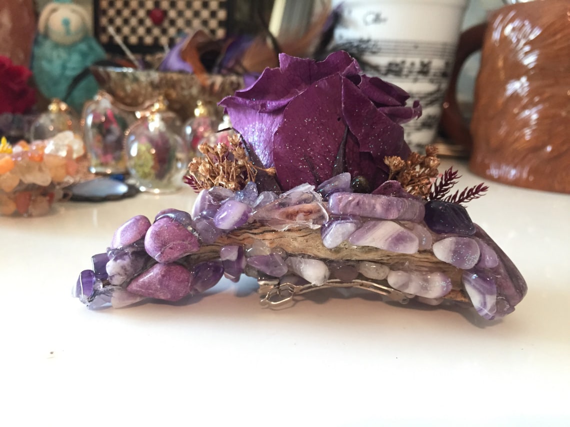 Powerful Crown Healing Atlantasite, Charoite, Ametrine, Auralite ...