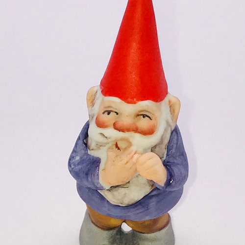 RARE Vintage Enesco Gnome Figurine Swedish Tomte Kabouter - Etsy