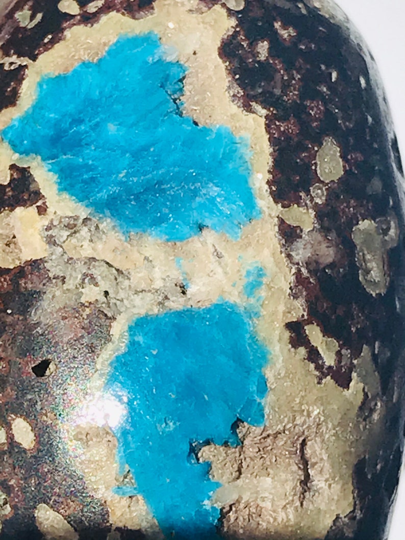 RARE Raw Large Cavansite Crystal, Forgiveness, Peace, Compassion, Heart ...