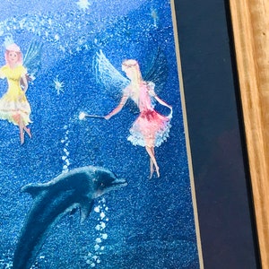 RARE Vintage Out of Production Holographic Fairies and Dolphins With ...