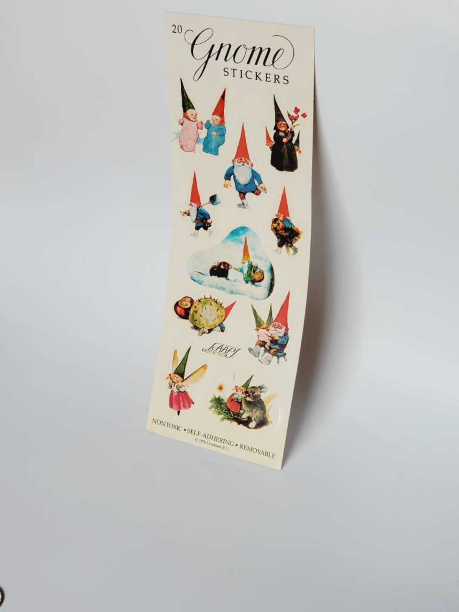 VERY RARE Vintage Unieboek Gnomes Sticker Set, Vintage Kabouter, David ...