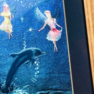 RARE Vintage Out of Production Holographic Fairies and Dolphins With ...