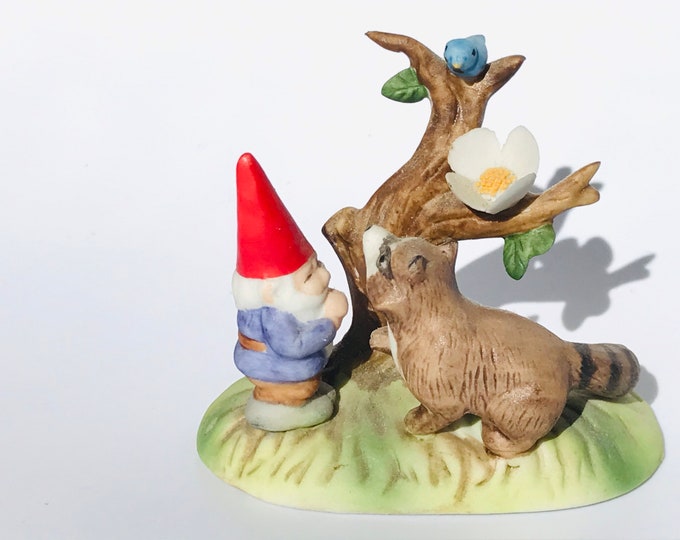 VERY RARE Vintage Unieboek Figurine, Porcelain Gnome, David the Gnome ...