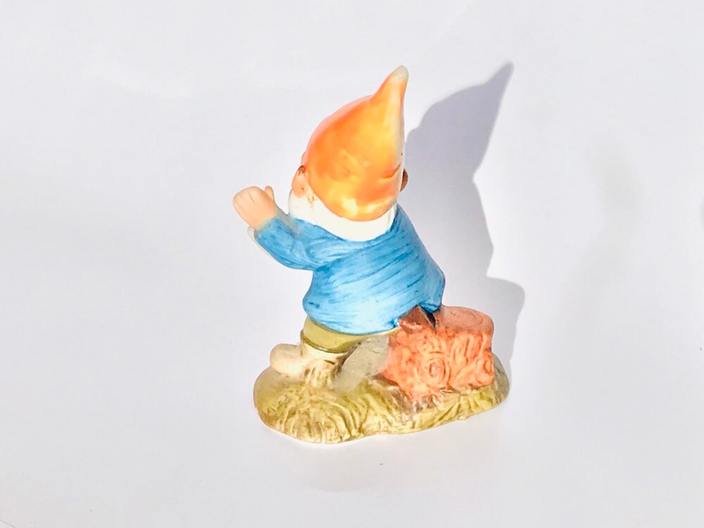 RARE Vintage Enesco Gnome Figurine Swedish Tomte Kabouter - Etsy