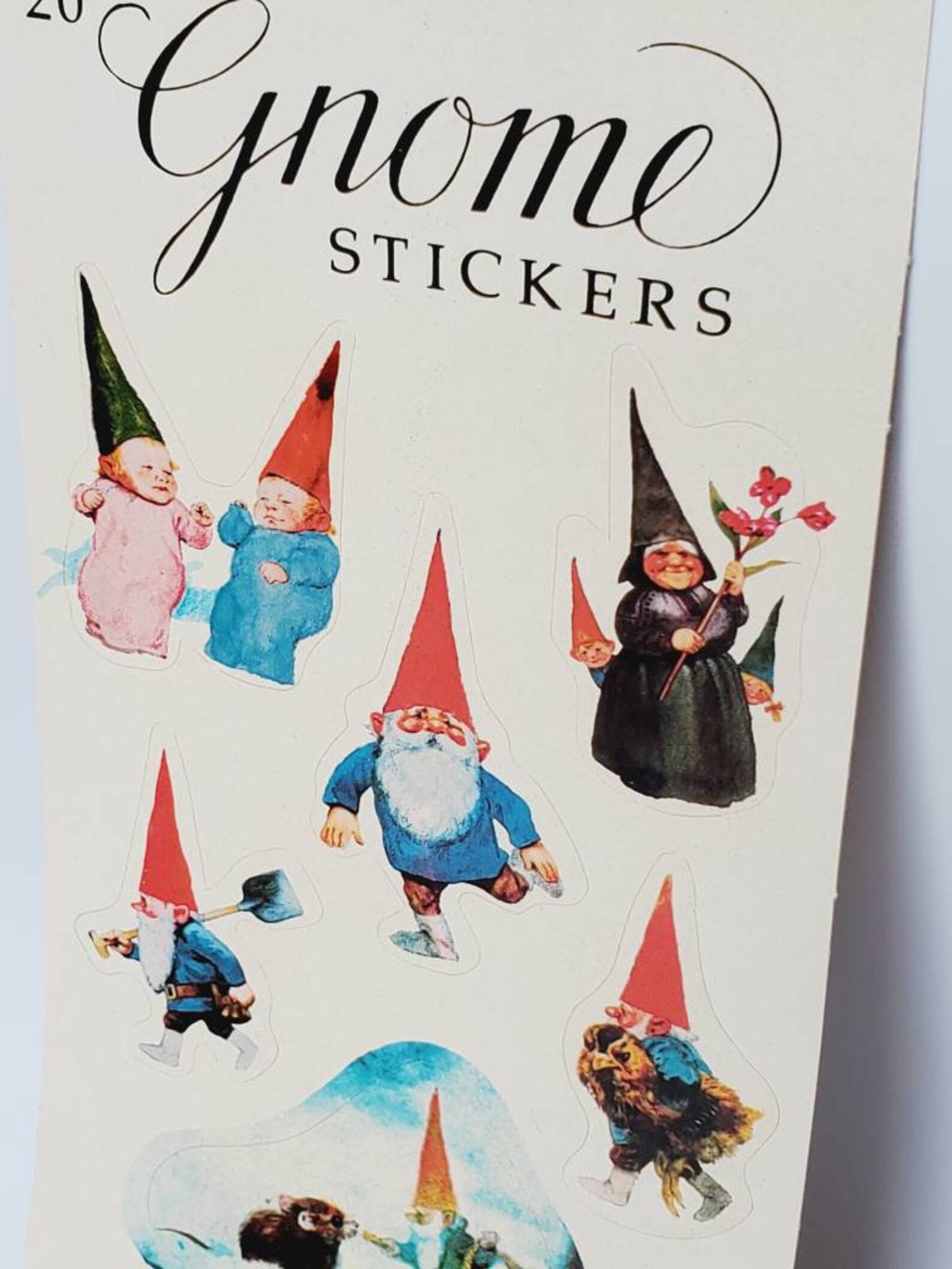 VERY RARE Vintage Unieboek Gnomes Sticker Set, Vintage Kabouter, David ...
