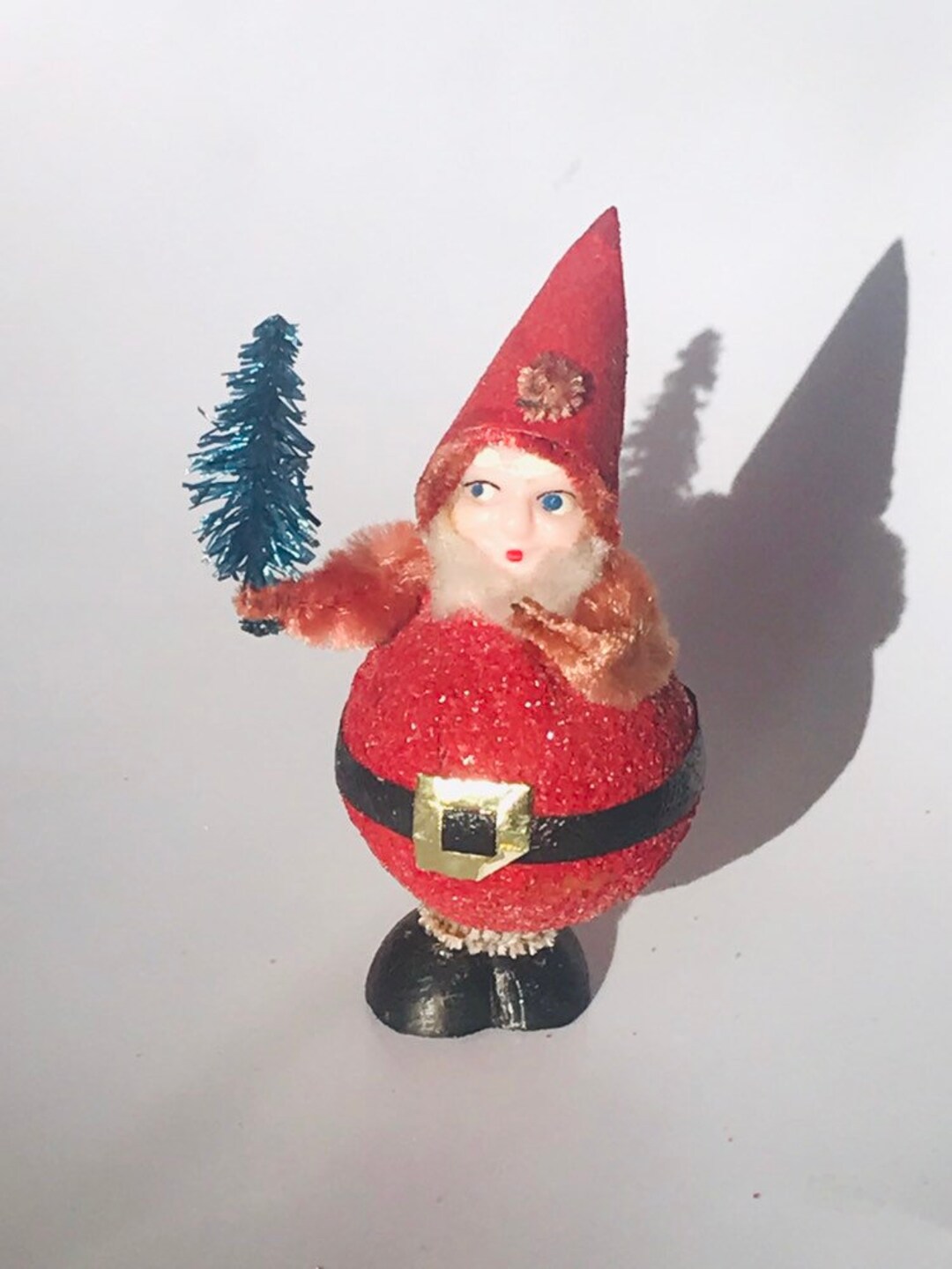 Very RARE Vintage Pipe Cleaner Santa From Japan, Japanese Santa Elf ...