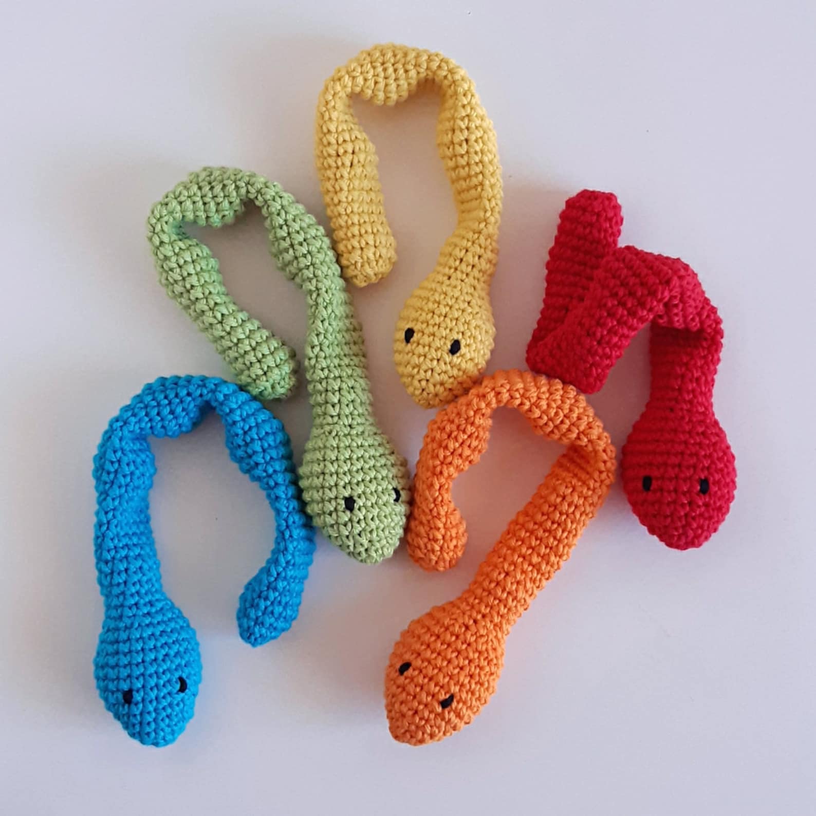 Fidget Snake Crochet PDF Pattern Sensory Aid Therapy Toy | Etsy