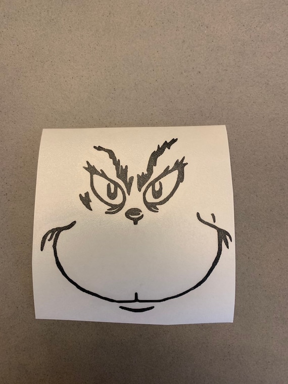 Grinch Inspired Decal | Etsy