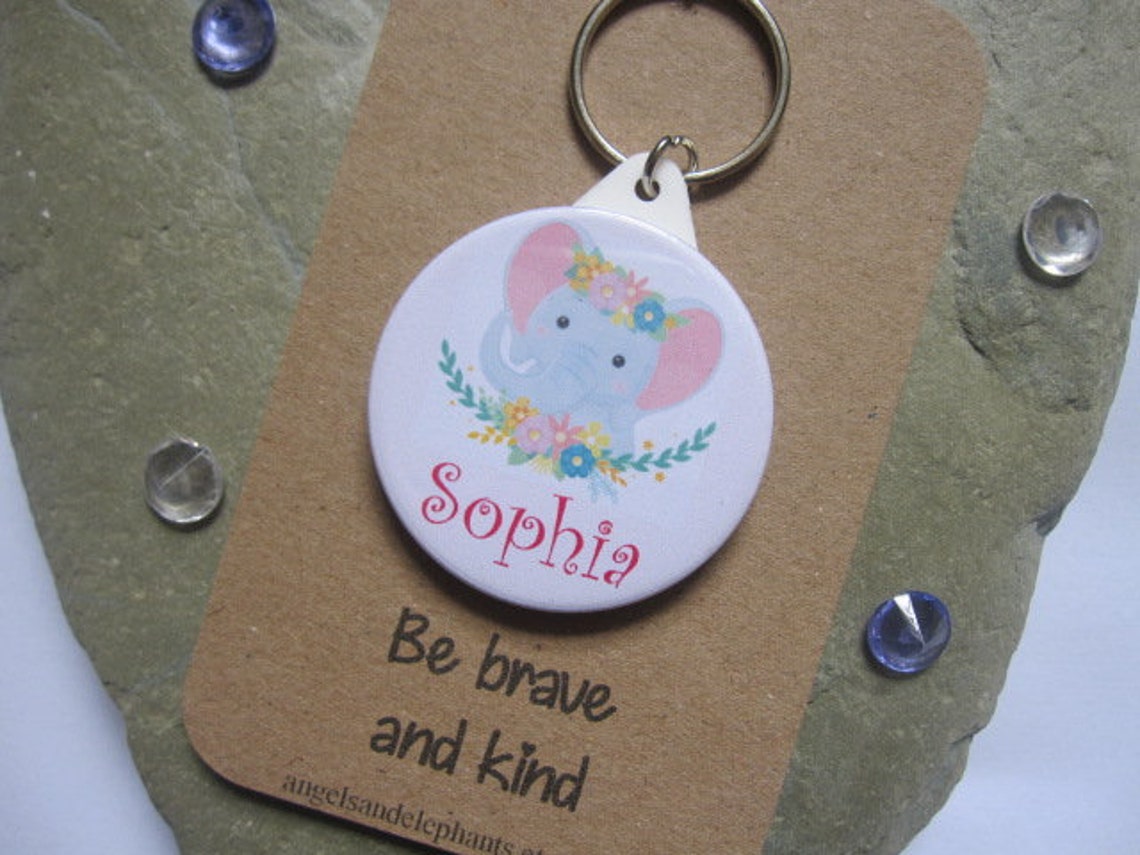 Personalised Childrens Keyring Keychain Back to School - Etsy