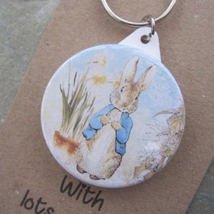 Peter Rabbit Keyring OR Mirror Keyring Peter Rabbit Keychain - Etsy UK