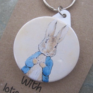 Peter Rabbit Keyring OR Mirror Keyring Peter Rabbit Keychain - Etsy UK