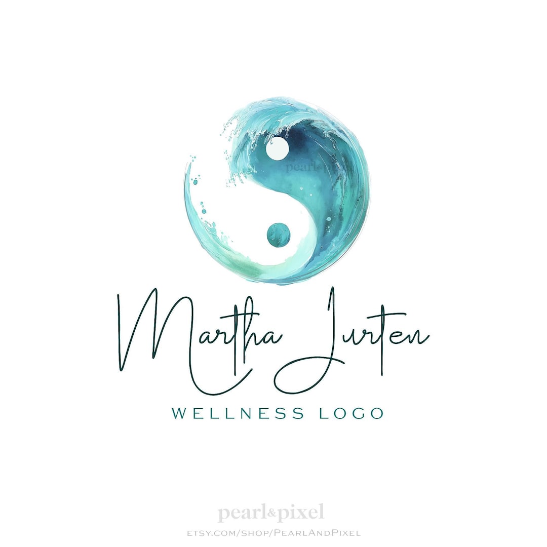 Yin Yang Logo, Wellness Branding Design, Health and Wellbeing Brand Kit ...