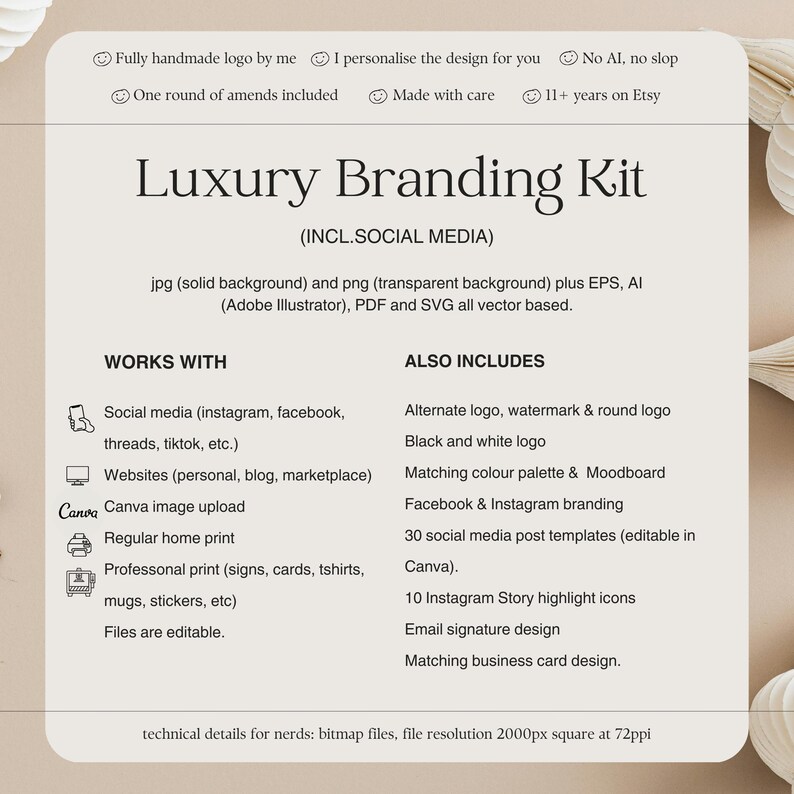 Wellness Leaf Logo, Organic Brand Kit, Nature Inspired Branding - Etsy