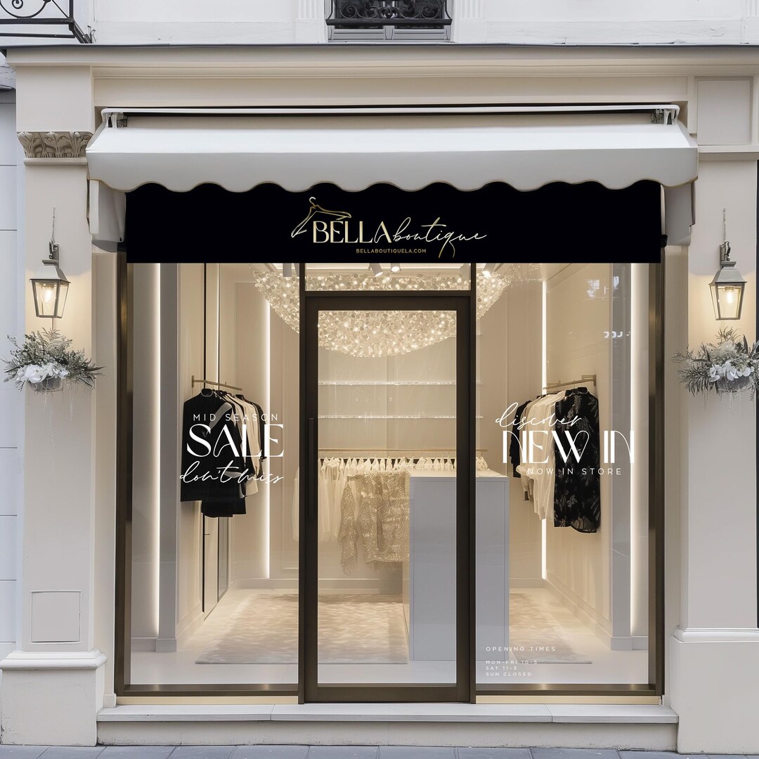 Luxury Boutique Logo, Gold Hanger Logo, Fashion Brand Logo, High-end ...