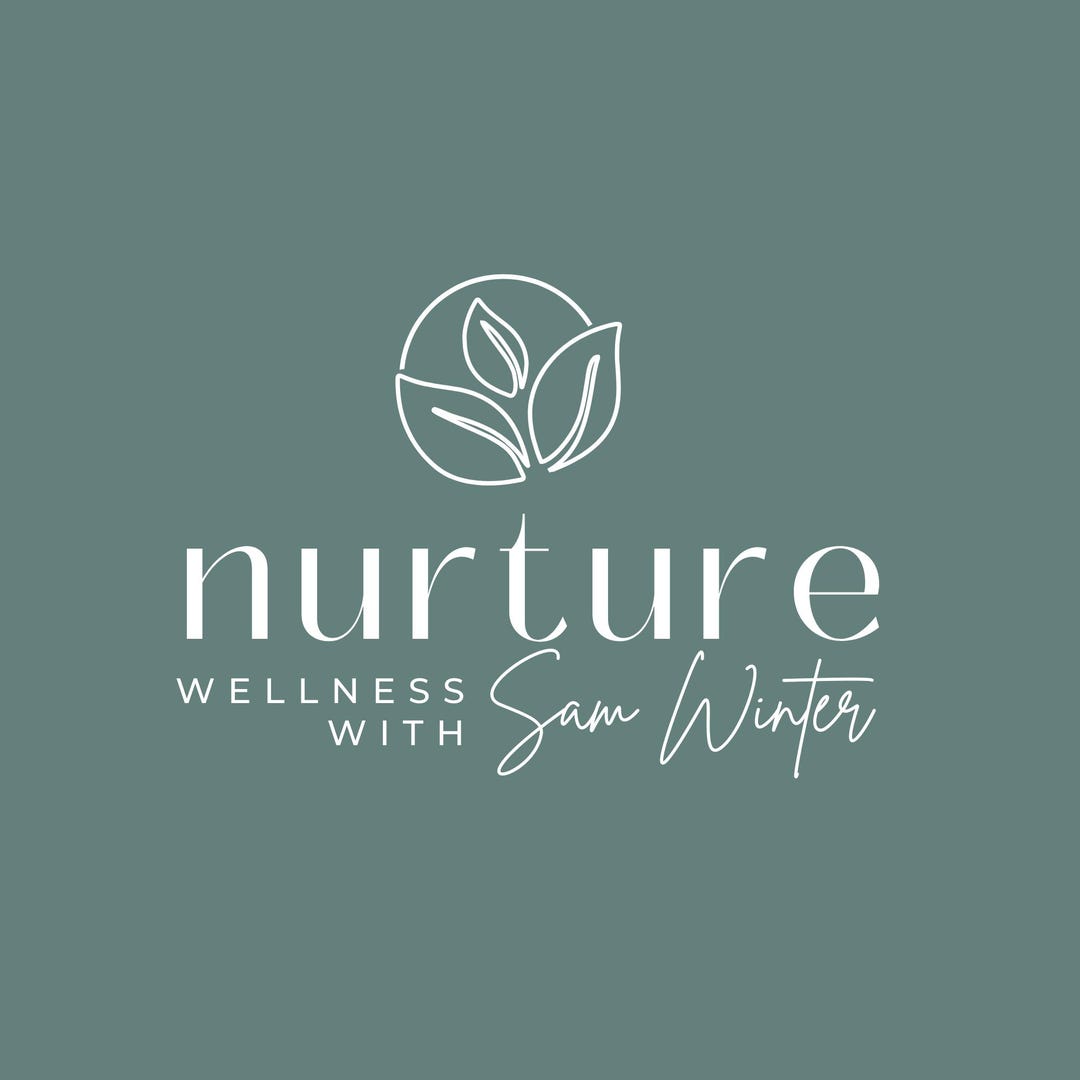 Modern Wellness Logo, Canva Branding Template - Etsy