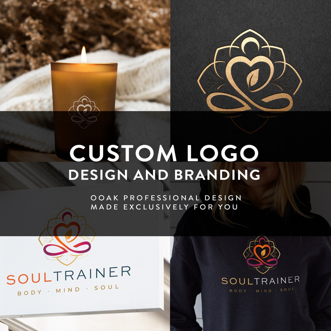 Custom Wellness Logo Design, OOAK Logo Made for You. Unique Branding ...