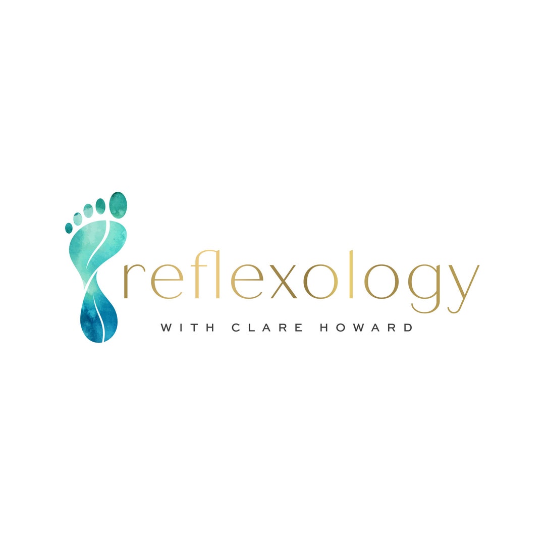 Logo Design Branding Package Reflexology Logo Foot Logo Design