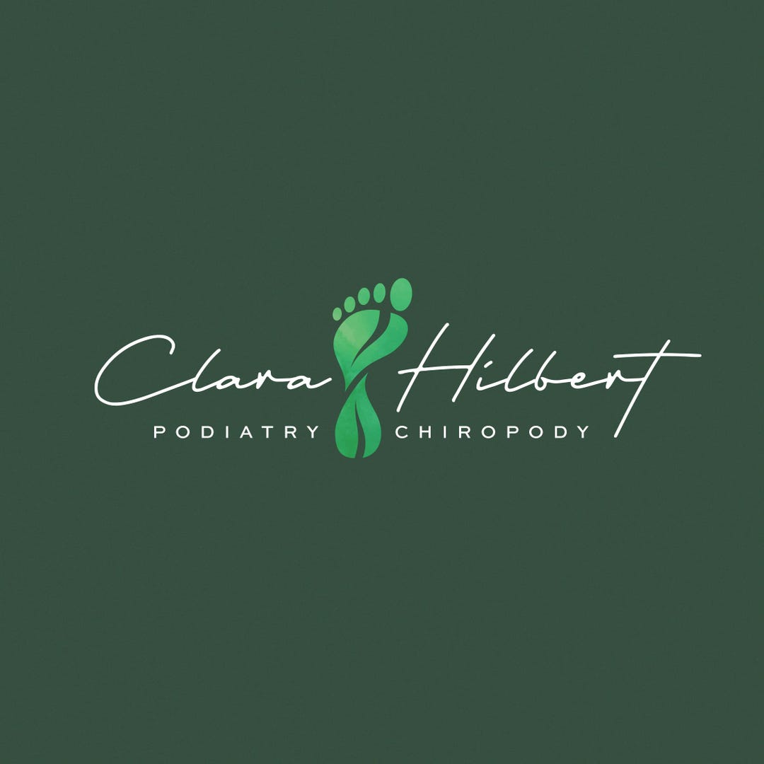 Podiatry Logo Design, Foot Clinic Logo, Chiropody Branding, Pre-made ...