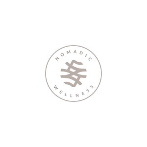 Wellness Logo Design, Holistic Brand Template for Canva, Motion Symbol ...