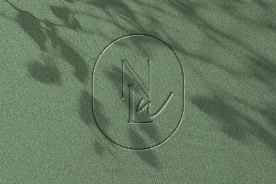 Wellness Leaf Logo, Organic Brand Kit, Nature Inspired Branding - Etsy