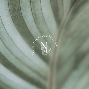 Wellness Leaf Logo, Organic Brand Kit, Nature Inspired Branding - Etsy