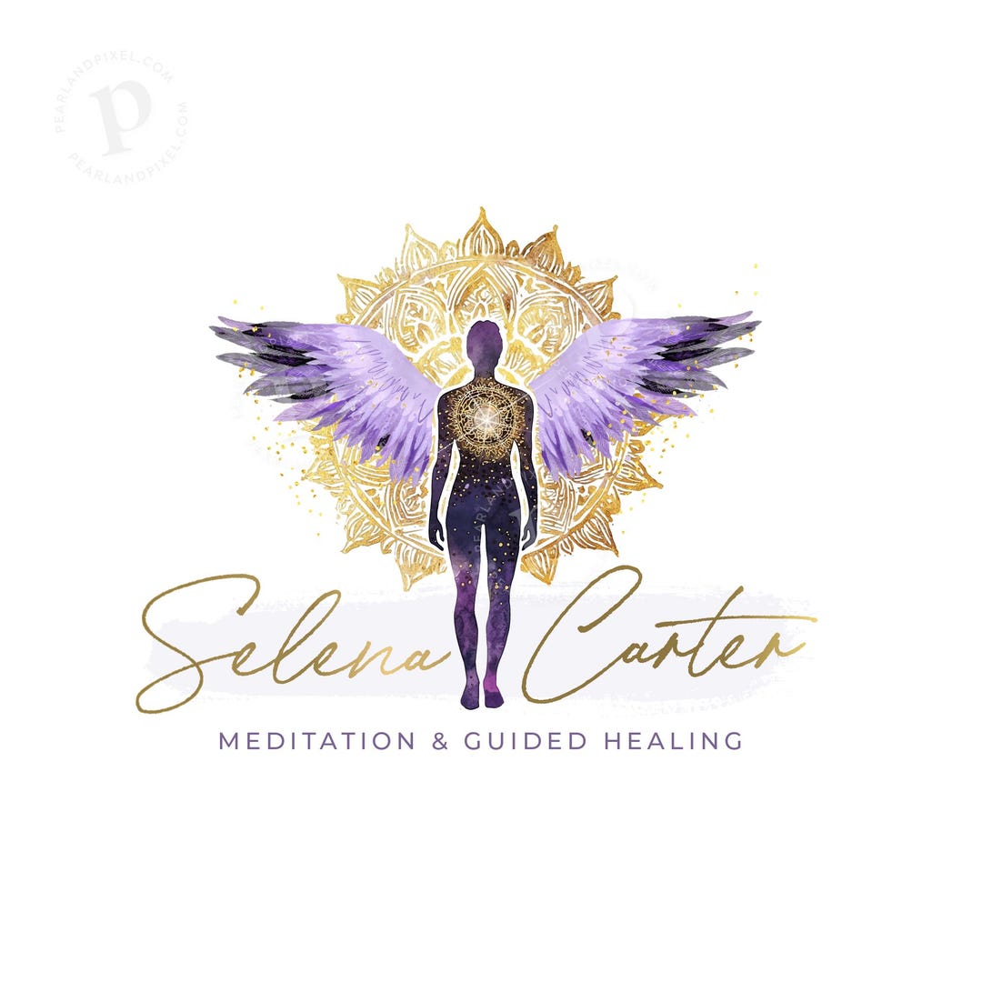 Spiritual Logo Design, Mandala Branding, Reiki Logo Design, Healing ...