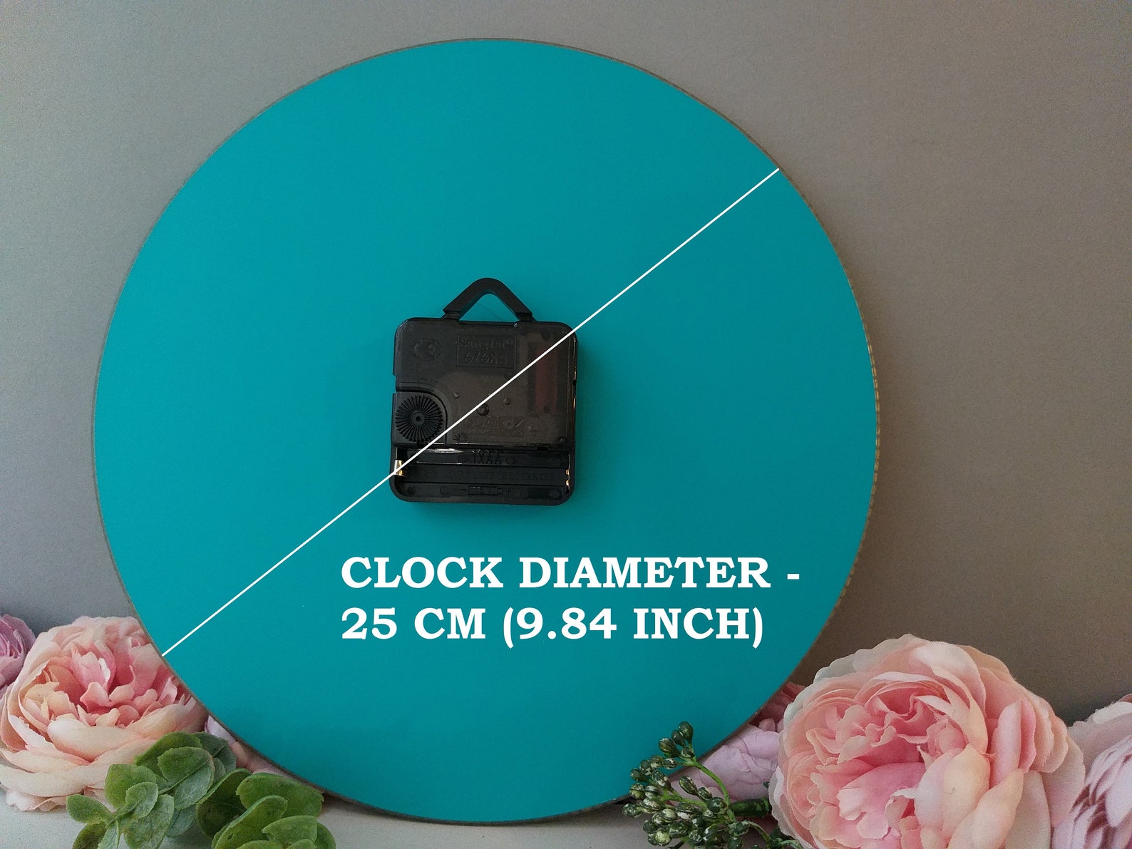 Swarovski Crystals Bling Gold Wall Clock Clear Silver Rhinestones ...