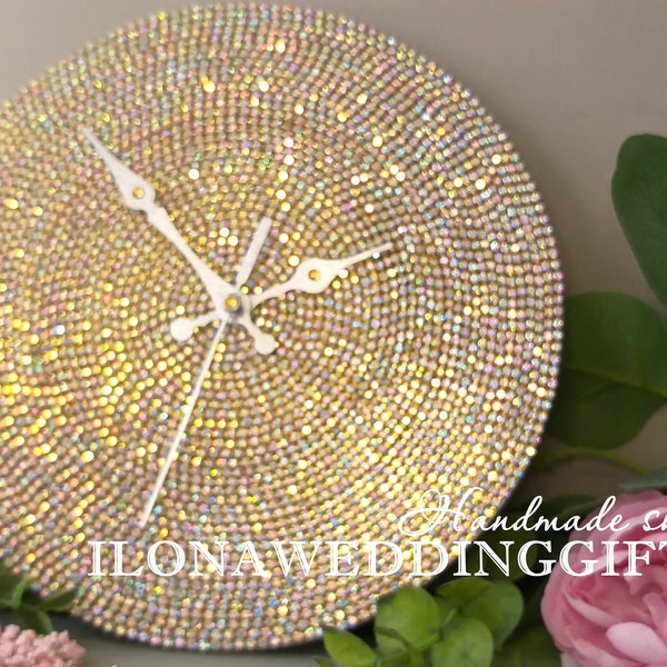 Gold Sun Clock - Etsy