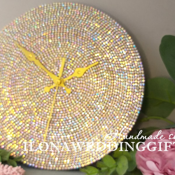 Gold Sun Clock - Etsy