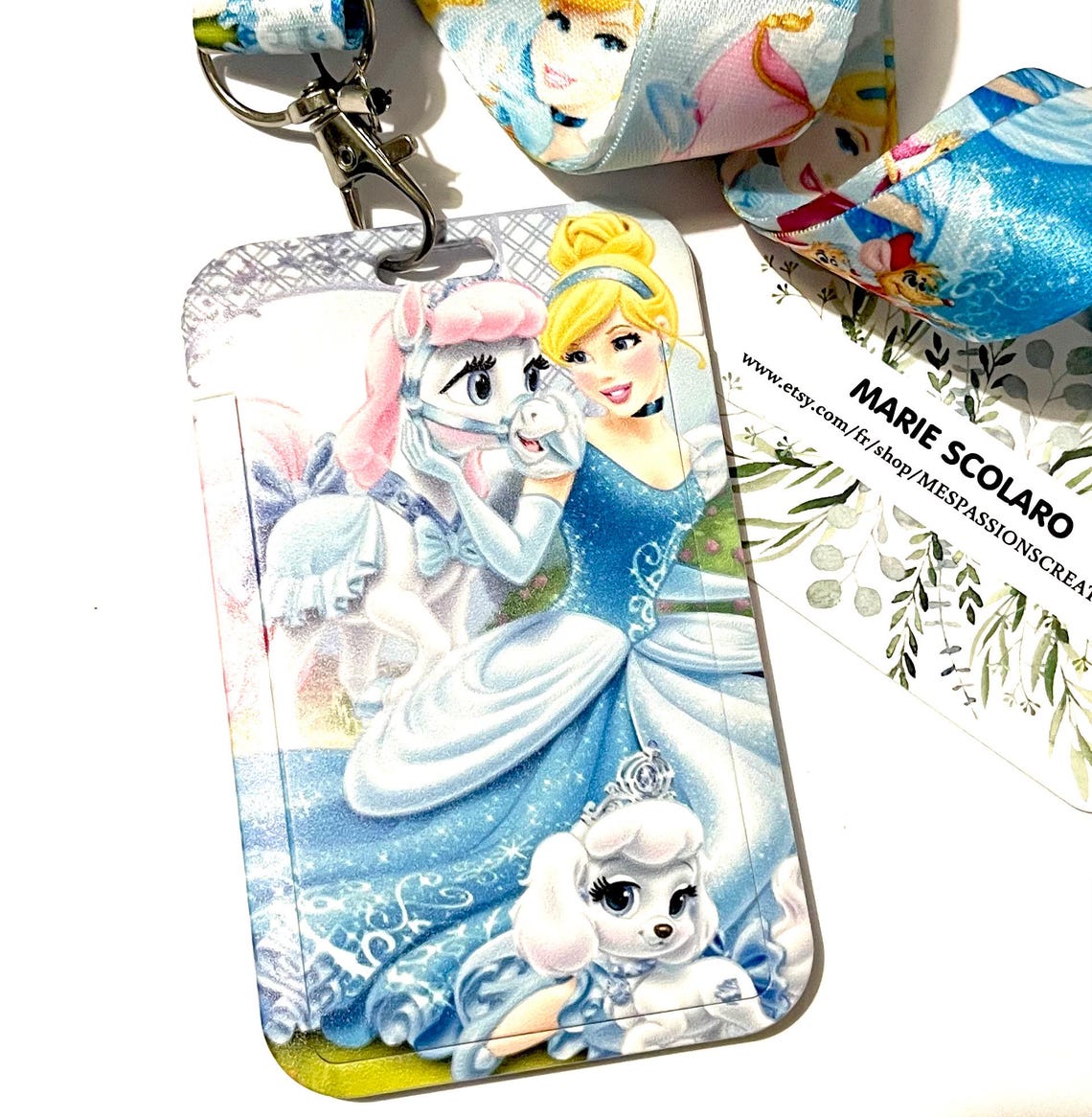 DUO Neck Strap, Key Ring, Lanyard, Bus Pass + Matching Card/badge ...