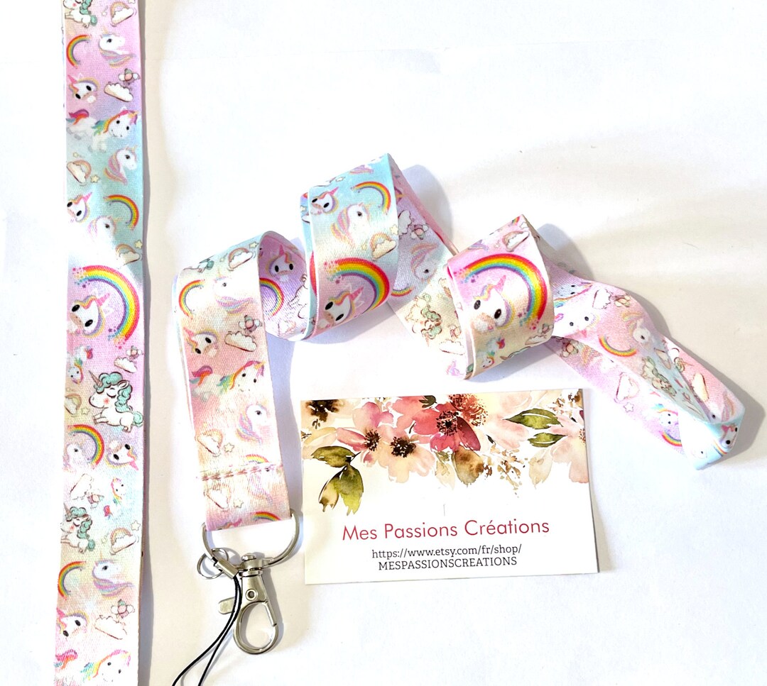 Badge Holder Neck Strap Key Cord Wrist Strap Bus Card Ref - Etsy