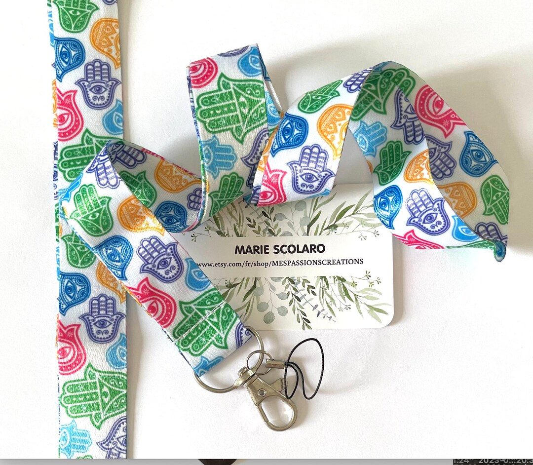 Neck Strap, SLD Key Ring Cord, Lanyard, Bus Card, Navigo Pass, Ref 119 ...