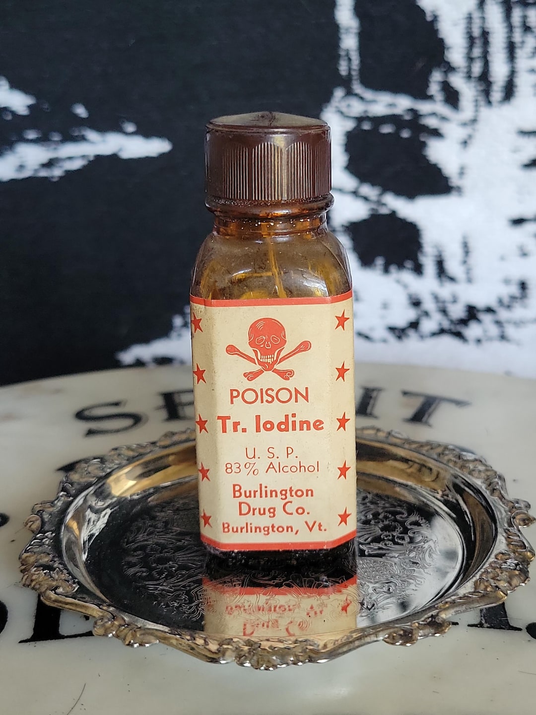Real Poison Bottle Antique Medical Oddities and Curiosities Halloween ...