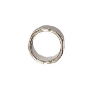 Irregular Ring in Solid Sterling Silver, an Original Handmade Jewel ...