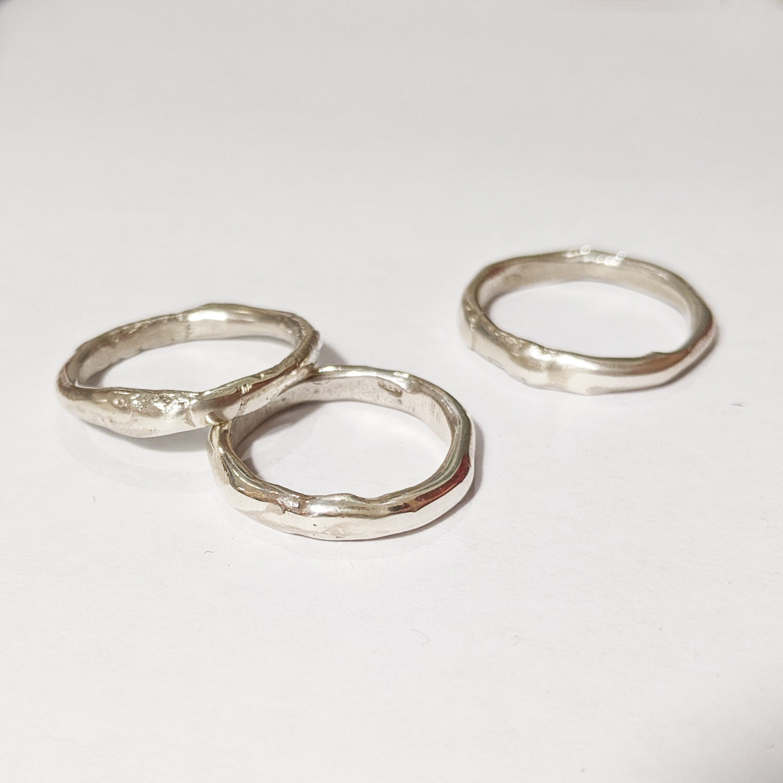 Irregular Ring in Solid Sterling Silver, an Original Handmade Jewel ...