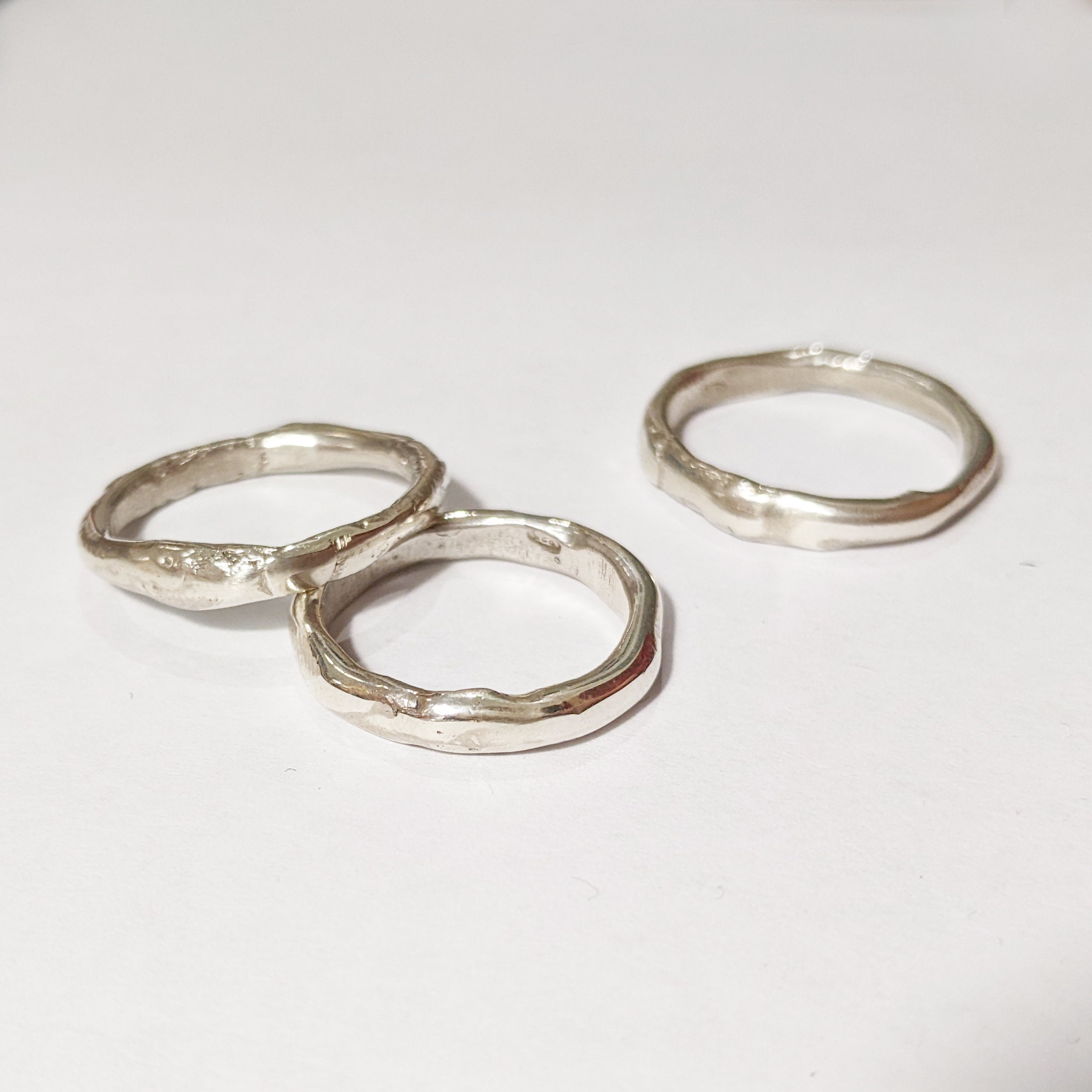 Irregular Ring in Solid Sterling Silver, an Original Handmade Jewel ...