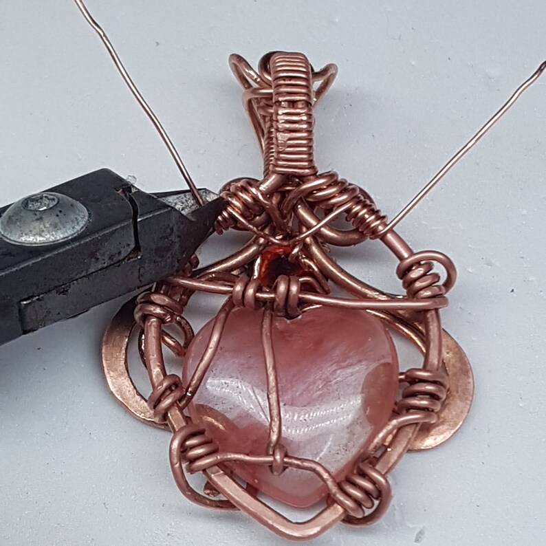 PDF Tutorial - 'cupid' - Wire Weaving Pattern - Necklace Tutorial ...