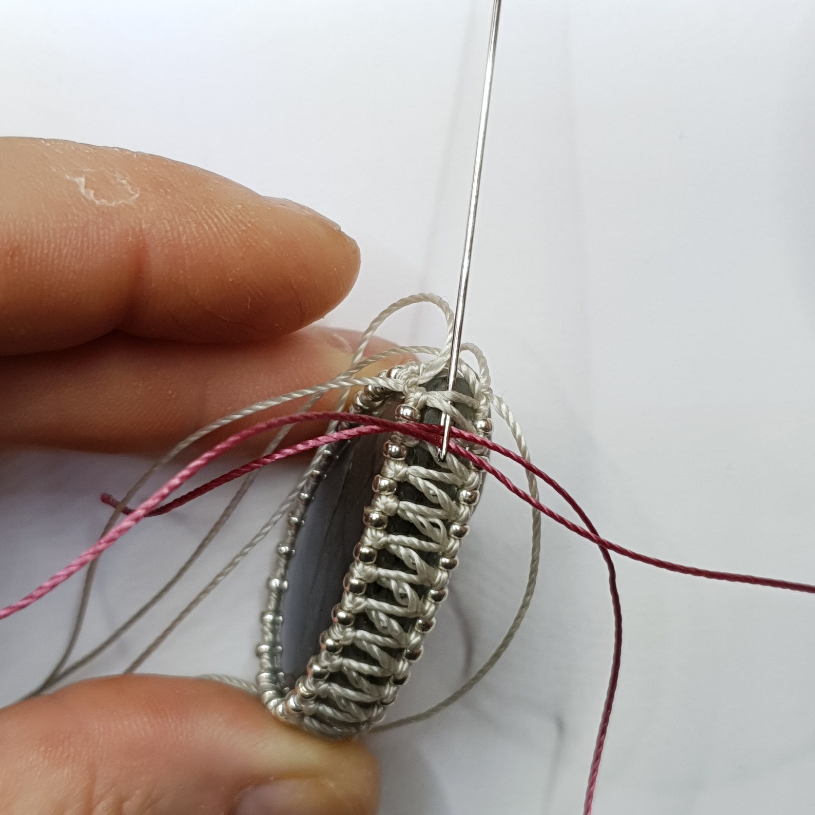 Micro Macrame Tutorial - Mandala Pendant - Macrame Pattern - Necklace ...