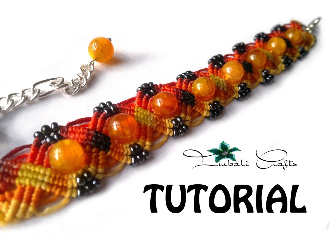 TUTORIAL Micro Macrame Wave Bracelet Pattern - Etsy